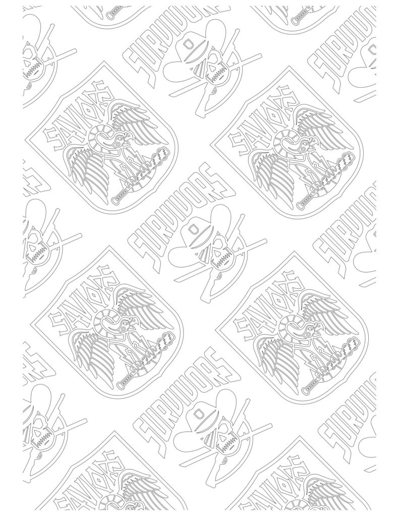 THE WALKING DEAD COLORING BOOK - Comix Asylum