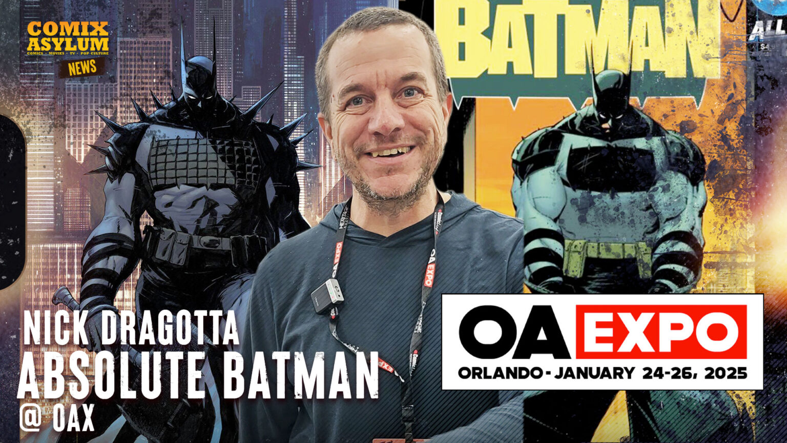 Nick Dragotta Talks OAX 2025 and Absolute Batman - Comix Asylum